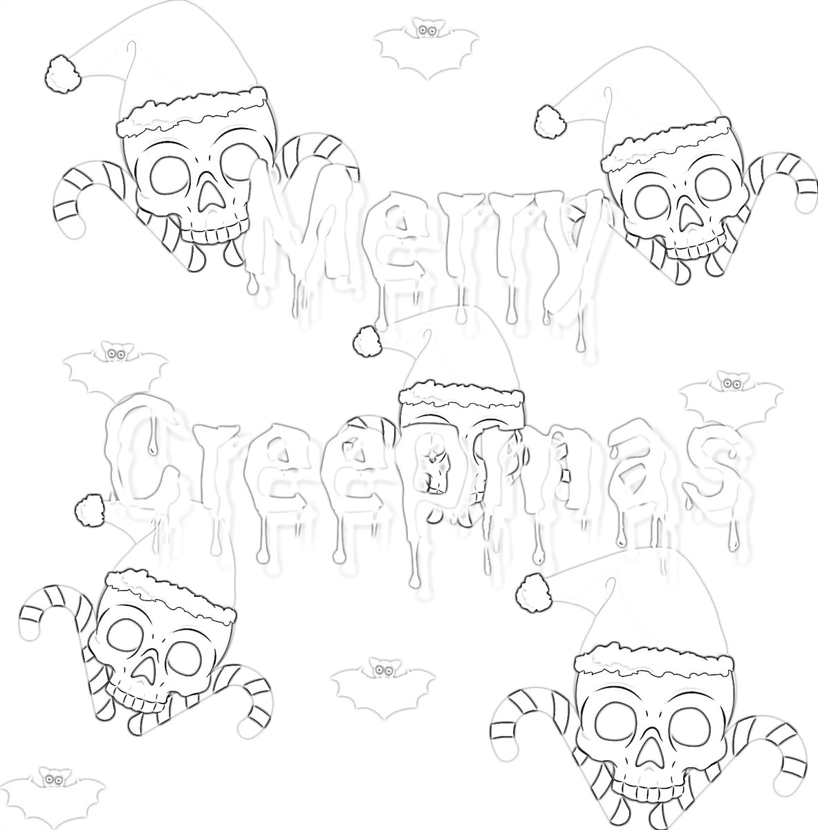 I've Got A Free Creepy Christmas Coloring Page For You Today! – Dark ...